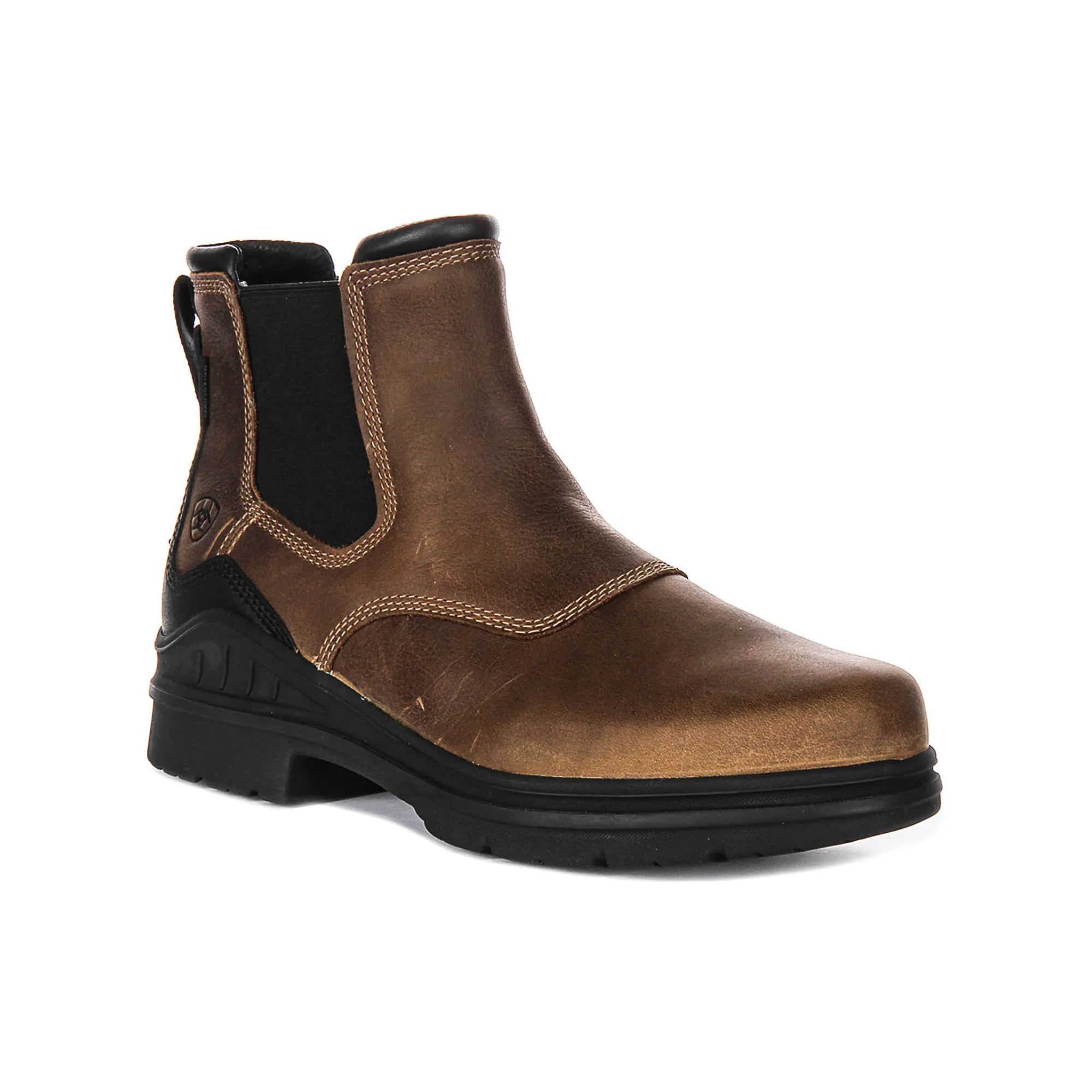 Ariat Barnyard Twin Chelsea Boot In Brown – DANPIT.