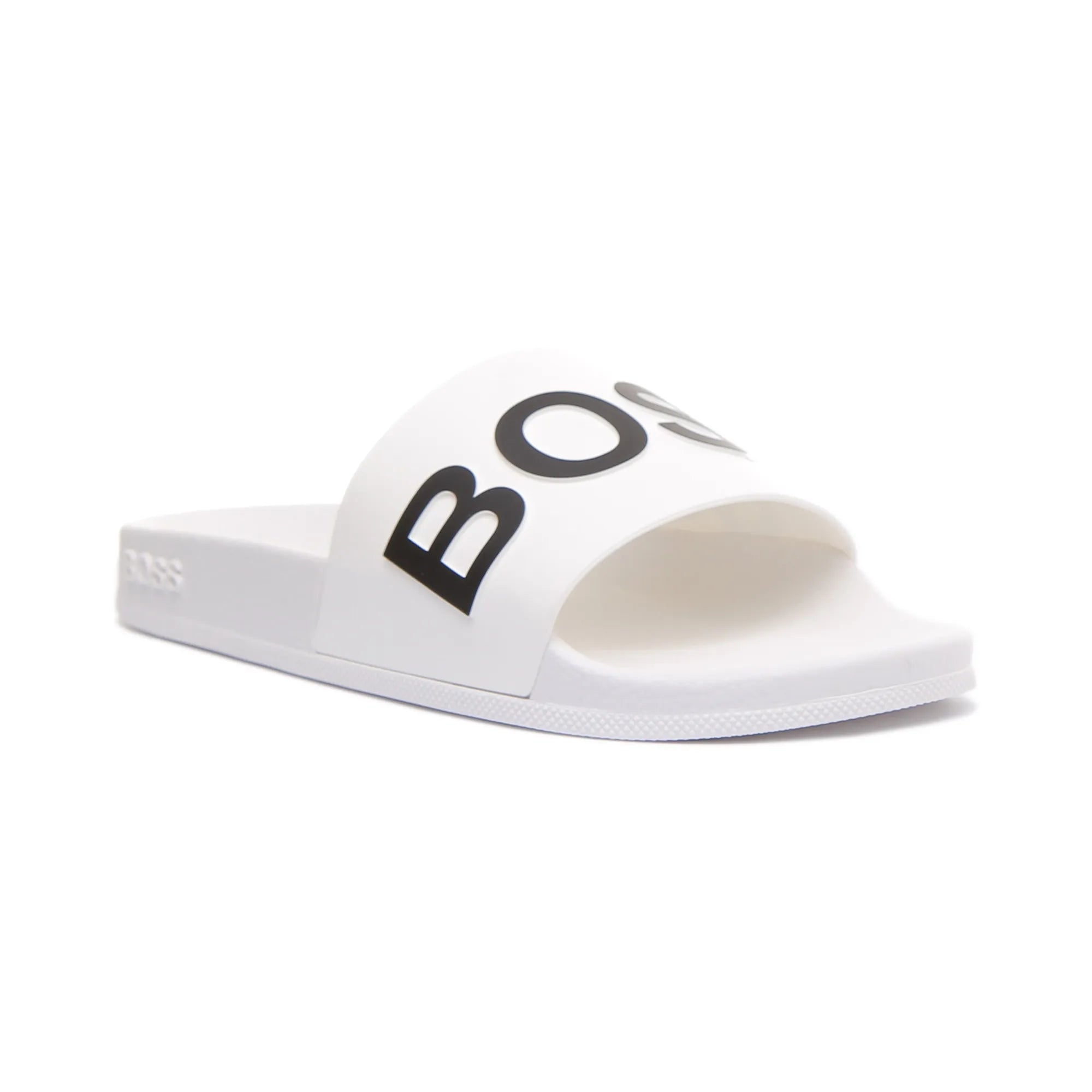 Boss Bay Sliders In White Black For Men – DANPIT.